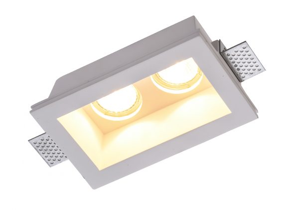 Trimless recessed LED Gypsum downlight plaster ceiling light from ...